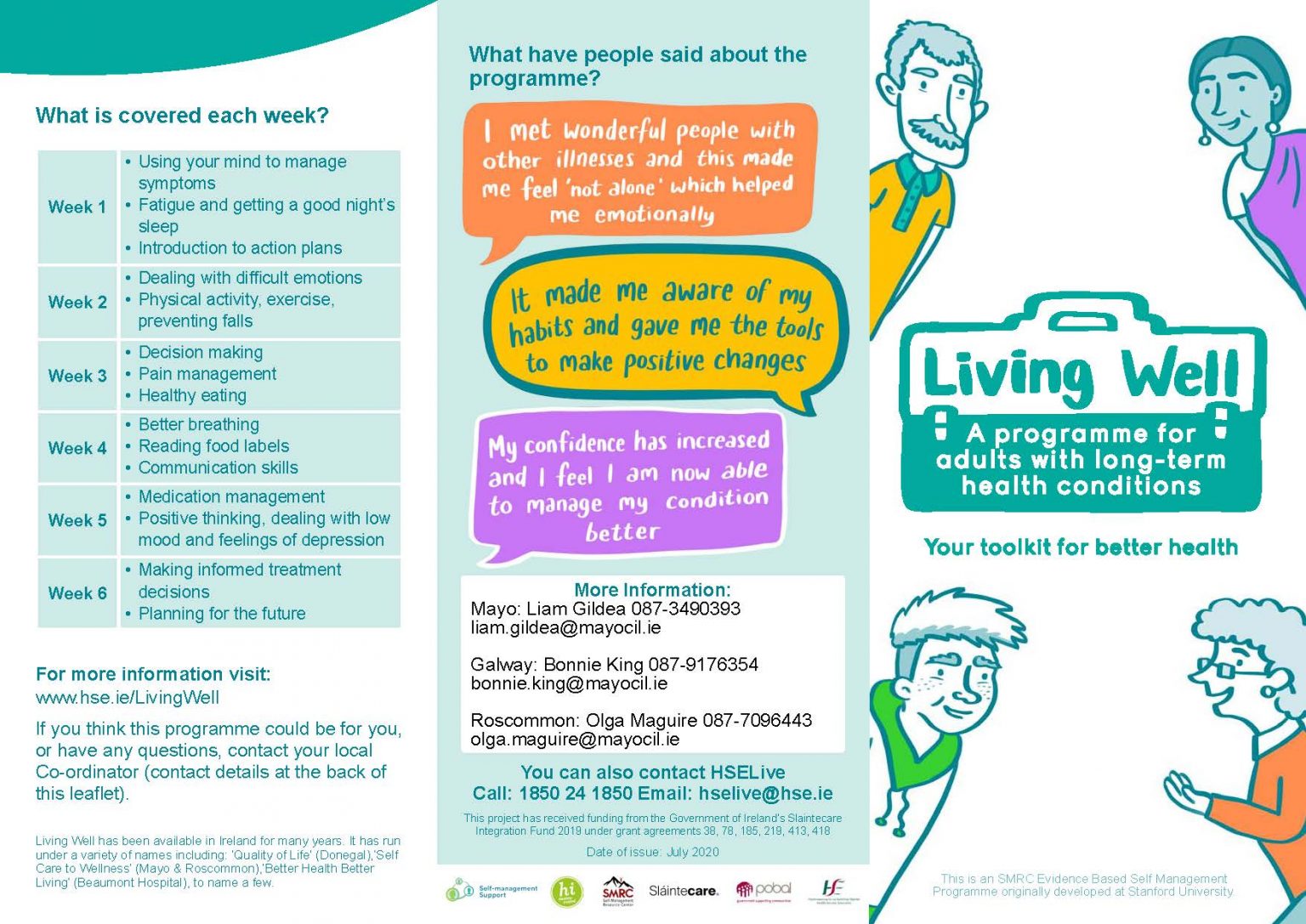 Living Well programme to help adults with long term health conditions ...